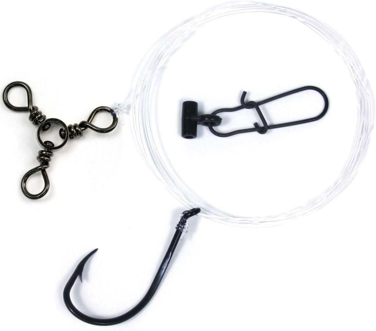 Sea Striker Striper Eel Rig Black Octopus Hook, 3-Way – Online ...